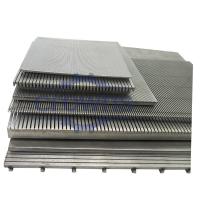 China Stainless Steel V Wire Screen Mesh Wedge Wire Screen Filter Panels for sale