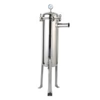 China High Quality Vertical Style 304 Stainless Steel Single Bag Filter Housing for Milk&Electronics Liquid Filtration for sale
