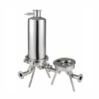 China Industrial Stainless Steel 304 316 Cartridge Filter Housing For Water Purification System for sale