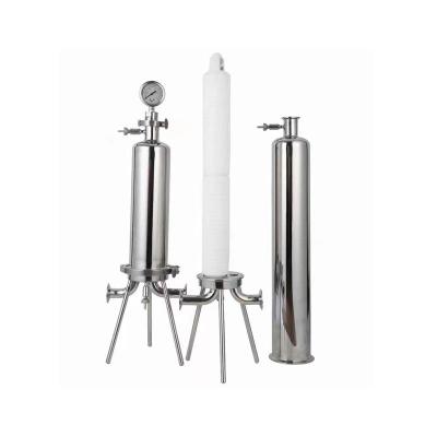 China Industrial Stainless Steel 304 316 Cartridge Filter Housing For Water Purification System for sale