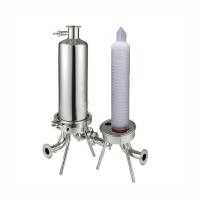 China Economical Stainless Steel Cartridge Filter Housing For Printing And Dyeing Electroplating Industries for sale