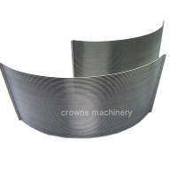 China Run Down Plate Filter Side Hill Curved Strainer Sieve Bend Screen Wedge Wire Arc Screen for sale