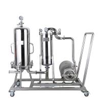 China High Quality Stainless Steel Liquid Single Bag Filter Housing Industrial Filtration Equipment for sale
