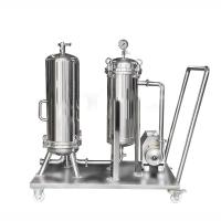 China Ss304 Ss316 Single Multi Bag Filter Housing For Waste Water Sewage Purification for sale