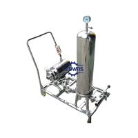 China China Manufactory Stainless Steel Bag Cartridge Filter Housing System For Honey Wine Beer Coconut Oil For Manufacturing for sale