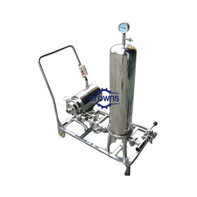 China China Manufactory Stainless Steel Bag Cartridge Filter Housing System For Honey Wine Beer Coconut Oil For Manufacturing for sale