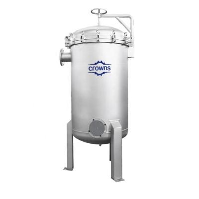 China Industrial Stainless Steel Flash Open Multi Bag Filter Housing With 3-16 Bags for sale