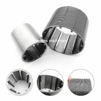 China 0.2mm Gap Welded Wedge Wire Screen Sieve Pipe Bend Screen Johnson Well Filter for sale