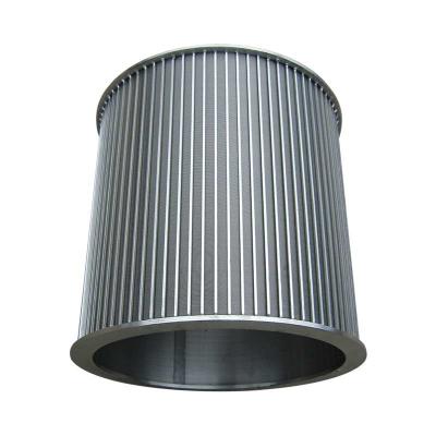 China Stainless Steel 304 316 Wedge Wire Screen Sieve Mesh Johnson Well Screen Pipe For Water Purification for sale