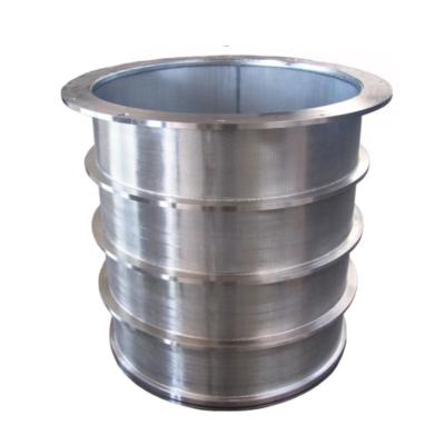 China Stock Preparation Stainless Steel Slot Screen Basket For The Paper Industry for sale