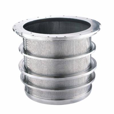 China Paper Mill Stainless Steel Pressure Screen Basket Wedge Wire Screen Basket for sale