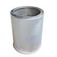 China Stainless Steel Wedge Wire Slotted Paper Making Pressure Screen Basket for sale