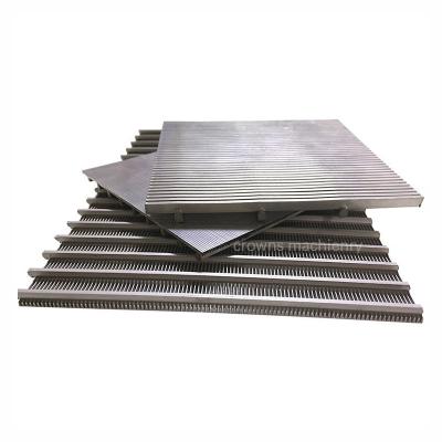 China Stainless steel Wedge Wire Screen Panels for Filtering and Grain Drying for sale