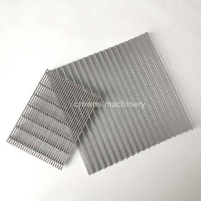 China Stainless Steel V Wire Screen Mesh Wedge Wire Screen Filter Panels for sale