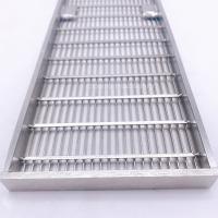 China Stainless Steel Gutter Guard Strainer Downspout Wedge Wire Seen Mesh for sale