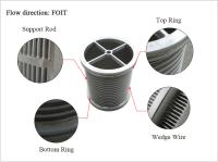 China Stainless steel 316L wedge wire filter basket welded and looped Self-cleaning filter screen for sale