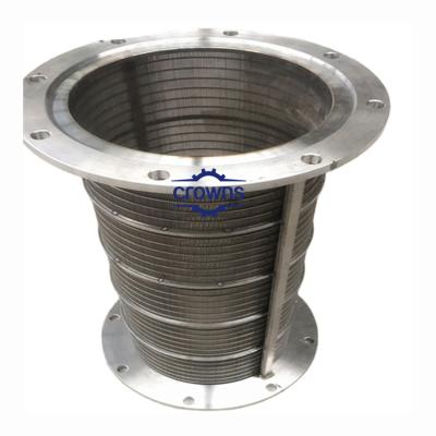 China Stainless Steel 316L Rotary Drum Filter Solid Liquid Separators Wedge Wire Screen for sale