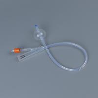 China 35cm 14 French Silastic 2 Way Silicone Foley Catheter Anti Adhered Reduce Friction for sale