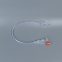China 35cm 14 French Silastic 2 Way Silicone Foley Catheter Anti Adhered Reduce Friction for sale