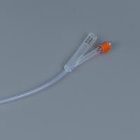 China 35cm 14 French Silastic 2 Way Silicone Foley Catheter Anti Adhered Reduce Friction for sale
