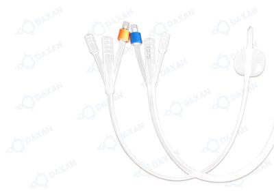 China Medical Silicone Hydrophilic Urinary Indwelling Catheter With 3 Ways for sale