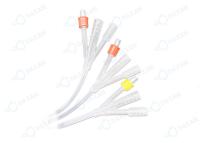 China Medical Silicone Hydrophilic Urinary Indwelling Catheter With 3 Ways for sale