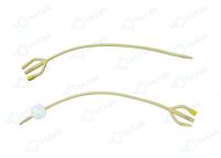 China Man Woman Latex Foley Urinary Catheters 3 Way Antibacterial 14fr 10ml for sale