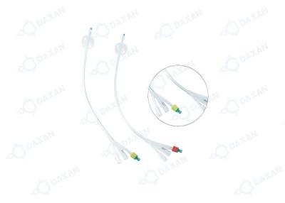 China Hydropilic Coated 18 French Foley Catheter 30ml Balloon 250mm - 400mm for sale