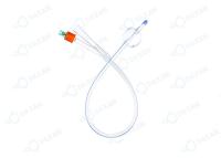 China Hydropilic Coated 18 French Foley Catheter 30ml Balloon 250mm - 400mm for sale