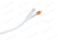 China Hydropilic Coated 18 French Foley Catheter 30ml Balloon 250mm - 400mm for sale
