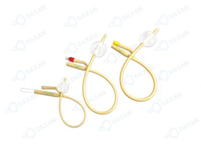 China Man Woman Latex Foley Urinary Catheters 3 Way Antibacterial 14fr 10ml for sale
