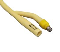 China 15 Inch 30cc Balloon Foley Latex Urinary Catheters 0.02 COF Super Lubricity for sale