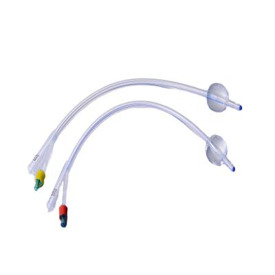 China 100% Silicone 2 Way Foley Balloon Catheter Disposable 18fr 30cc for sale