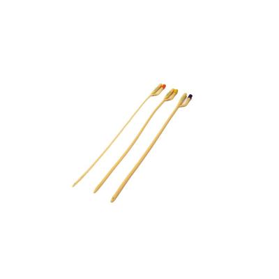 China Disposable Latex Catheter Foley 2 Way Balloon 22FR Without Cytotoxicity for sale
