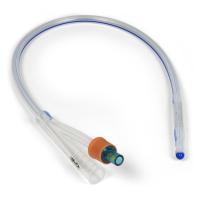 China 22Fr Natural Latex Two Way hydrophilic Foley Catheter Silicone Coated 5cc To 15cc for sale
