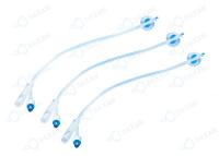 China 15ml 25cm 20 French 2 Way Silicone Foley Catheter Medical Disposable for sale
