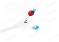 China Pediatric Female 10cc 3 Way Silicone Foley Catheter 18Fr 40cm Length for sale