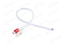 China Pediatric Female 10cc 3 Way Silicone Foley Catheter 18Fr 40cm Length for sale