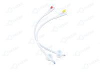 China Hydropilic 5ml 2 Way All Silicone Catheter No 14 No 18 Medical Grade for sale
