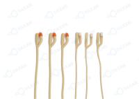 China 26FR Silicone Coated Latex Foley Catheter 25cm for sale