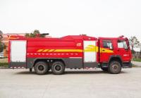 China Heavy Duty Large Volume 6x4 Drive Water Tender Fire Truck With 80l/S Fire Turret for sale