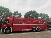 China Scania Chassis 6×4 Fire Fighting Truck 3000L Rescue Fire Truck for sale