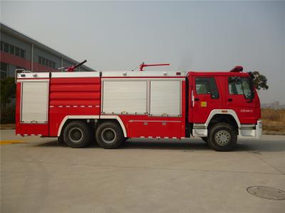 China Multi-Function 6x4 Drive Dry Powder And Foam Fire Truck 64L/S Roof Monitor for sale