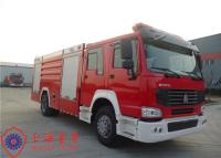 China 20 Ton Loading 4x2 Water Tanker Fire Truck Flat Top Four Door Lengthen Cab for sale