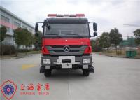 China Six Seats Emergency Fire Pumper Truck , Direct Injection Engine Industrial Fire Truck for sale