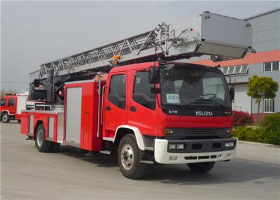 China 30M Aerial Ladder Commercial Fire Trucks With Pump Flow 40L/S At 1.0Mpa for sale