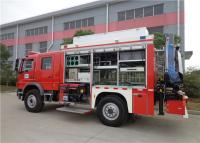 China 4×4 Emergency Fire and Rescue Trucks with Teloscopic Lighting System and Lift Boom for sale