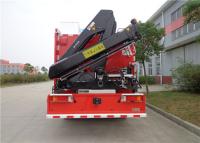 China Light Duty 4x2 Drive Emergency Rescue Fire Truck with Lifting Crane on Rear for sale