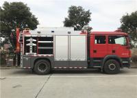 China 13KW Generator 16000 Max Loading Emergency Rescue Vehicle Mounted Crane Rear for sale