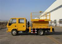 China High Speed 22M Height Telescopic Mobile Aerial Work Platform Truck 4x2 Drive for sale